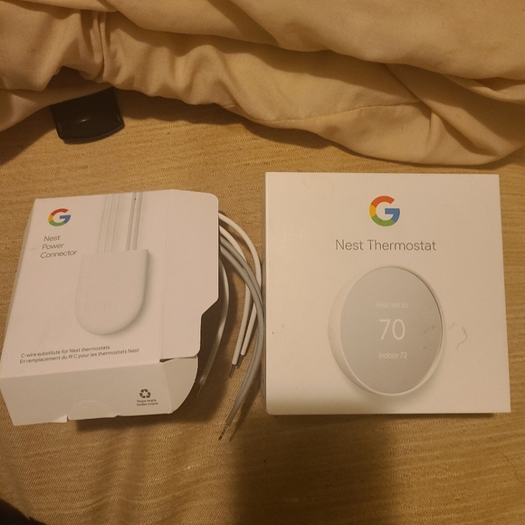 google | Other | Nest Thermostat With Nest Power Connector | Poshmark